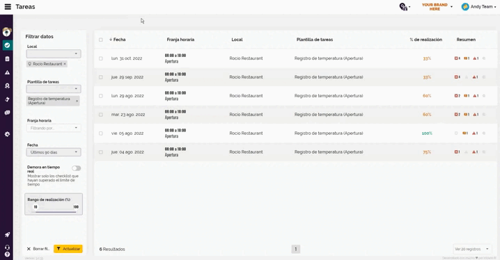 ¿Cómo descargo un informe en formato Excel?